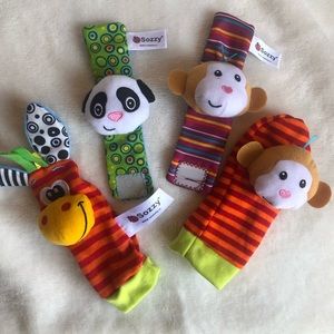 Fisher-Price | Accessories | Baby Musical Smart Phone Sock Rattles ...